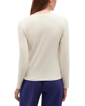 HOBBS LONDON Hannah Shirred Shoulder Top