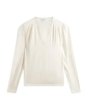 HOBBS LONDON Hannah Shirred Shoulder Top