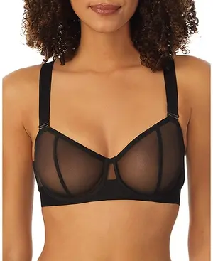 Dkny Sheers Convertible Strapless Bra - Black