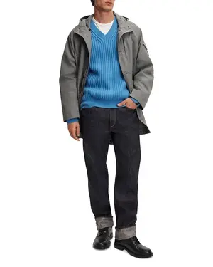 Rag & Bone Theo Wool & Cashmere Knit Stripe Sweater - Bright Blue