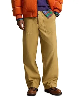 Polo Ralph Lauren Relaxed Fit Cotton Reverse Sateen Utility Pants - Camel