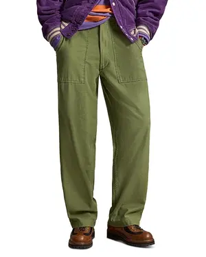 Polo Ralph Lauren Relaxed Fit Cotton Reverse Sateen Utility Pants - Garden Trail