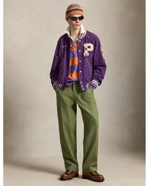 Polo Ralph Lauren Relaxed Fit Cotton Reverse Sateen Utility Pants - Garden Trail