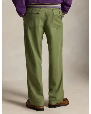 Polo Ralph Lauren Relaxed Fit Cotton Reverse Sateen Utility Pants - Garden Trail