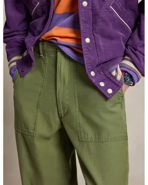 Polo Ralph Lauren Relaxed Fit Cotton Reverse Sateen Utility Pants - Garden Trail