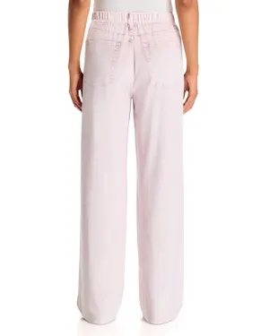 Rag & Bone Rb Miramar Velvet High Rise Wide Leg Pull On Jeans