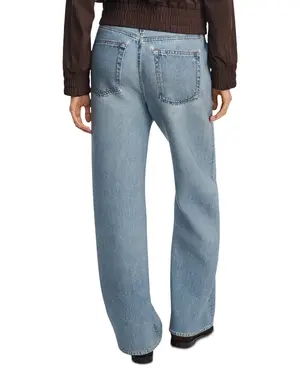 Rag & Bone Miramar Mallow Wide Leg Pull On Sweatpant Jeans