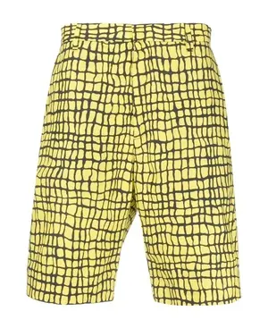 Moschino Pattern Printed Shorts - Yellow