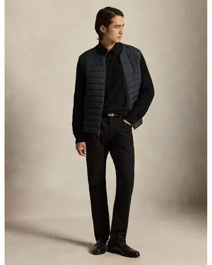 Polo Ralph Lauren Hybrid Wool Full Zip Mockneck Sweater
