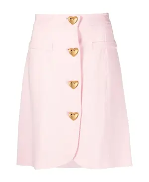 Moschino Heart-button High-waist Miniskirt
