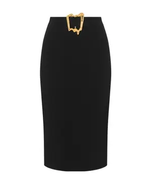 Moschino Buckle-detail Skirt