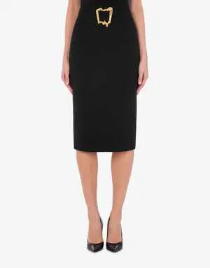 Moschino Buckle-detail Skirt
