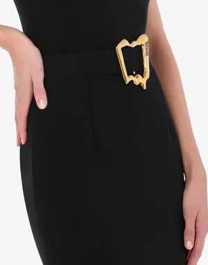 Moschino Buckle-detail Skirt