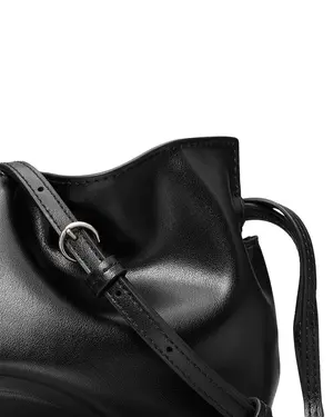 Tory Burch Ella Faux Leather Drawstring Pouch