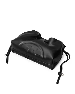 Tory Burch Ella Faux Leather Drawstring Pouch