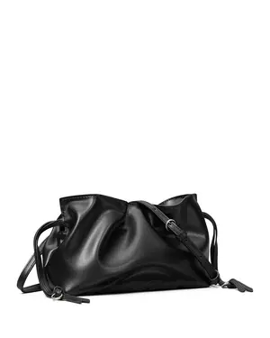 Tory Burch Ella Faux Leather Drawstring Pouch