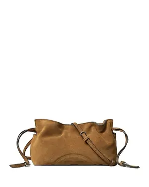 Tory Burch Ella Suede Drawstring Pouch