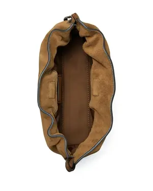 Tory Burch Ella Suede Drawstring Pouch