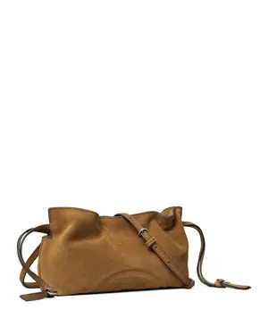 Tory Burch Ella Suede Drawstring Pouch