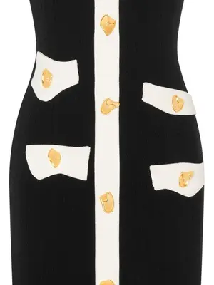 Moschino Trompe L'oeil-motif Midi Dress