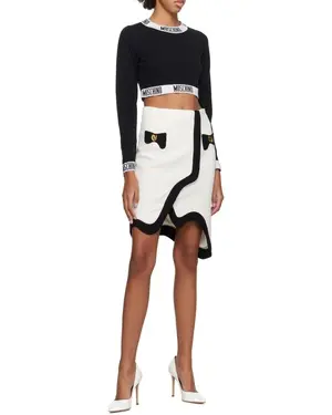 Moschino Tailored-cut Asymmetric Skirt