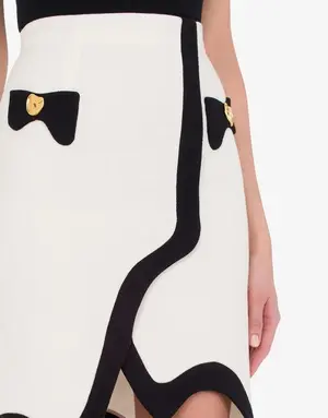 Moschino Tailored-cut Asymmetric Skirt