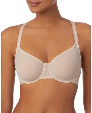 Dkny Sheers Unlined Demi Bra - Cashmere