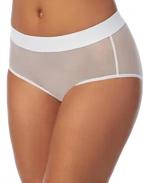 Dkny Sheers Brief Underwear - White