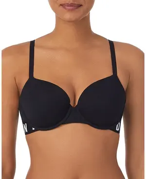 Dkny Cozy Boyfriend T-shirt Bra - Black