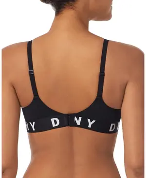 Dkny Cozy Boyfriend T-shirt Bra - Black