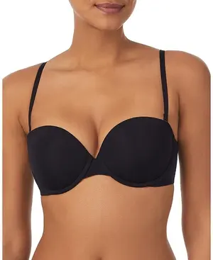 Dkny Litewear Smooth Essentials Strapless Lift Bra Black