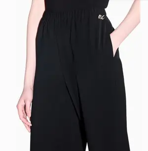 Armani Exchange Rib Detail Regular Fit Trousers