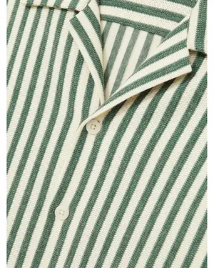 REISS Trig Knit Camp Shirt