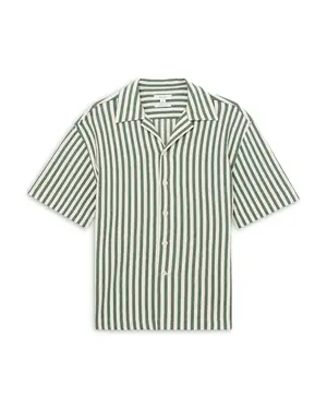 REISS Trig Knit Camp Shirt