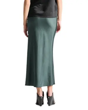 SAINT ART Talia Charmeuse Maxi Skirt