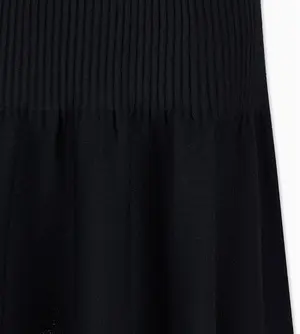 Armani Exchange Ribbed-knit Sleeveless Mini Dress