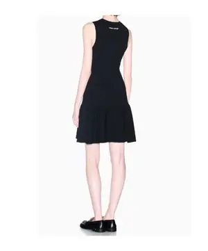 Armani Exchange Ribbed-knit Sleeveless Mini Dress