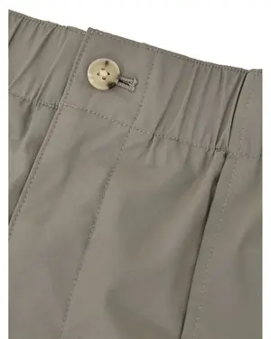 REISS Snap Cotton Blend Tapered Pants - Sage Green