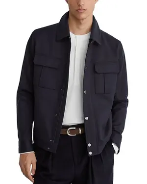 REISS Americas Twill Jacket - Navy