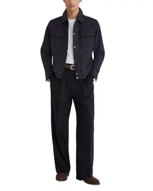 REISS Americas Twill Jacket - Navy