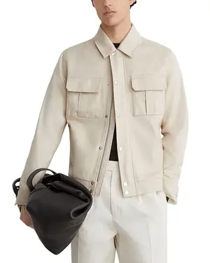 REISS Americas Twill Jacket Stone