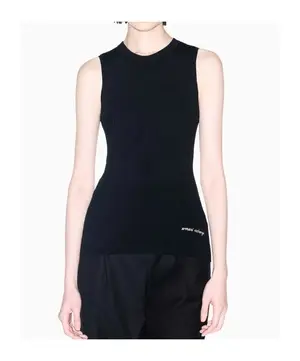 Armani Exchange Slim-fit Knit Top In Recycled Viscose Blend