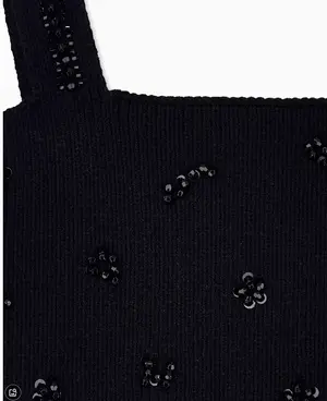 Armani Exchange Slim-fit Knit Top In A Viscose Blend