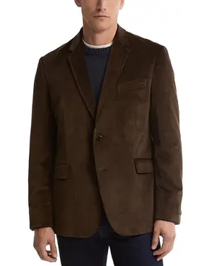 Barbour Brosnan Cotton Blend Tailored Fit Blazer - Brown