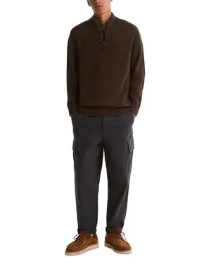 Barbour Holden Wool Half Zip Sweater