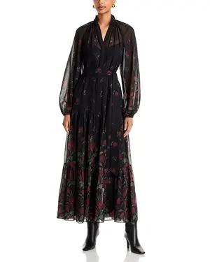 Kobi Halperin Robin Printed Maxi Dress