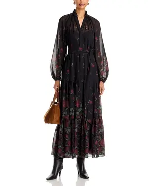 Kobi Halperin Robin Printed Maxi Dress