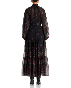 Kobi Halperin Robin Printed Maxi Dress