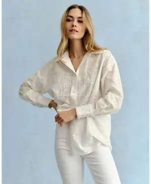 CARTOLINA Margaux Eyelet Shirt