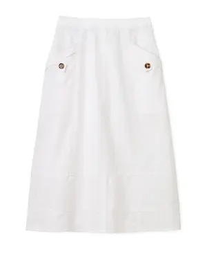 CARTOLINA Alice Linen Midi Skirt